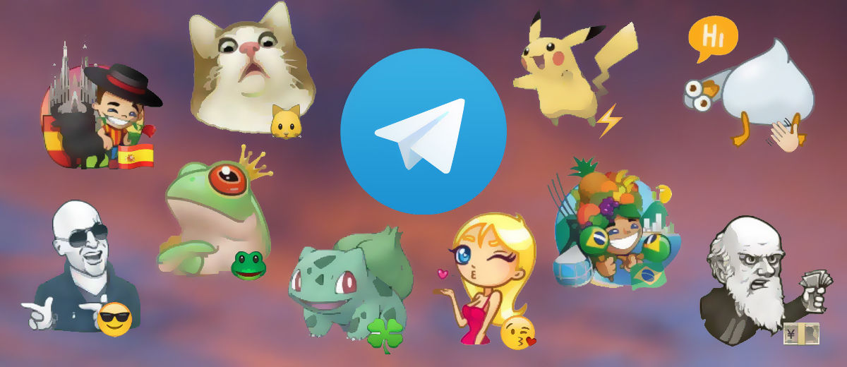 Las mejores colecciones de stickers para Telegram – Bytelix